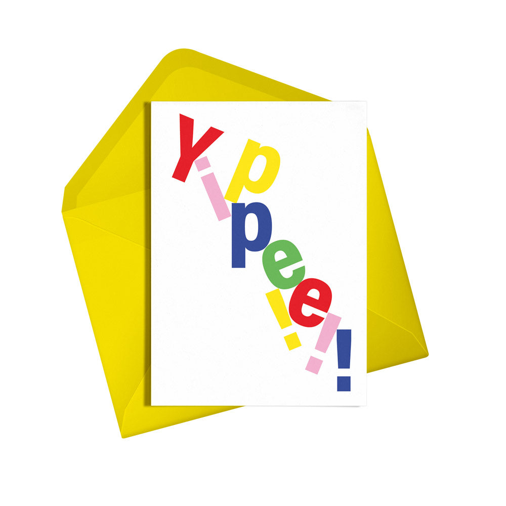Yippee! celebration card