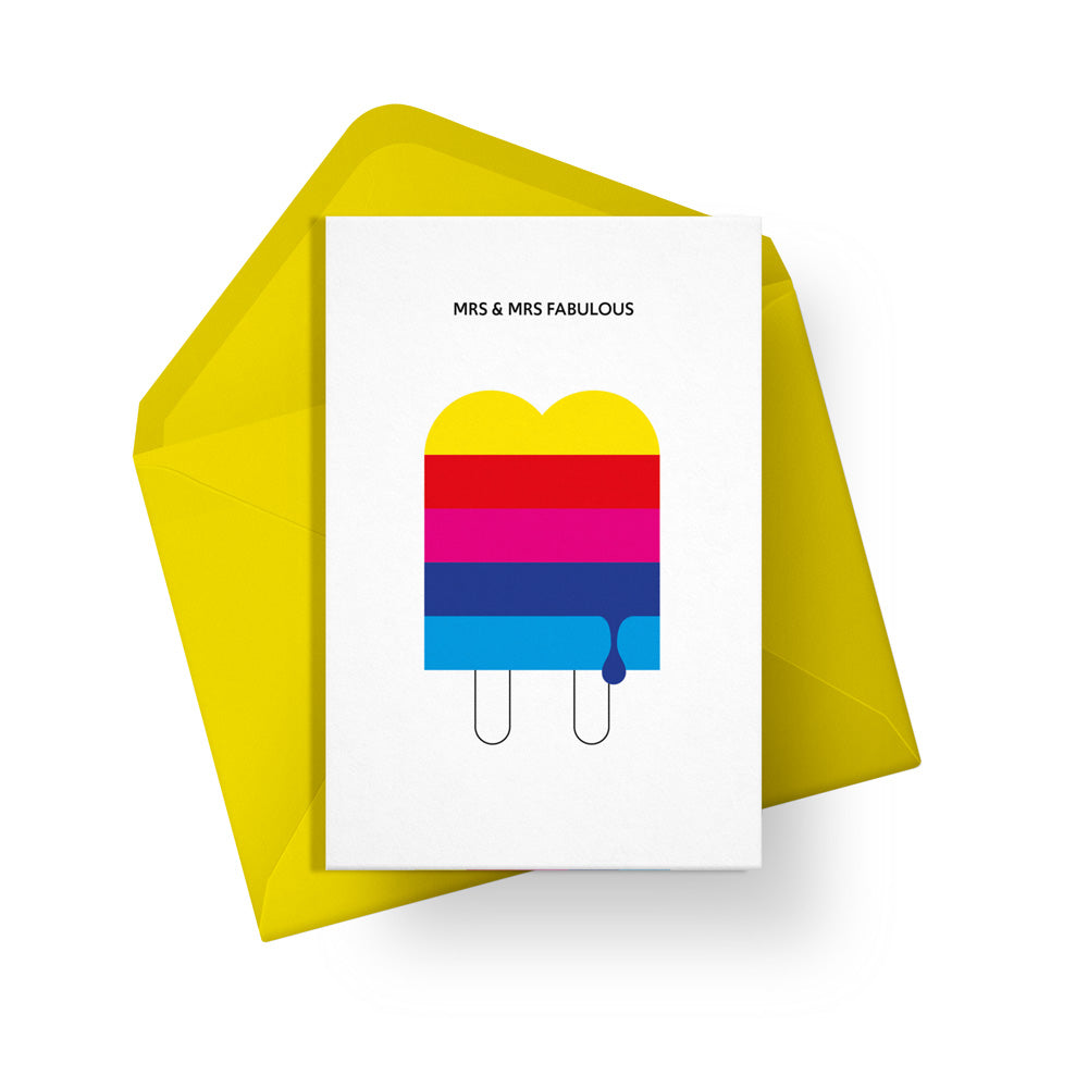 Mrs & Mrs fabulous card