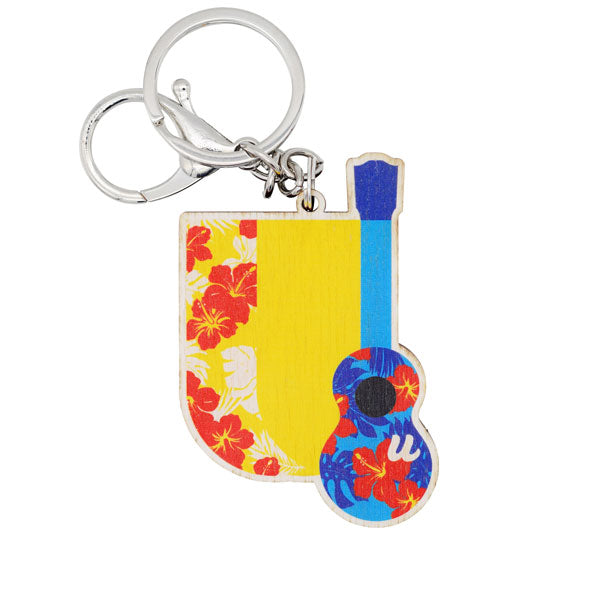Letter U Keyring
